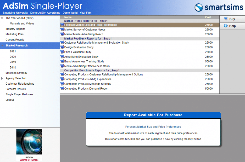 Where are the Previous Year's Reports for my Simulation Company ...