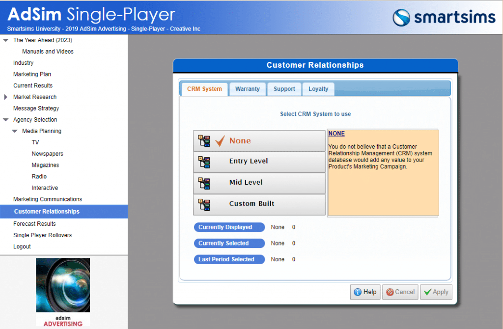 A Student's Perspective on AdSim Advertising Simulation | Smartsims